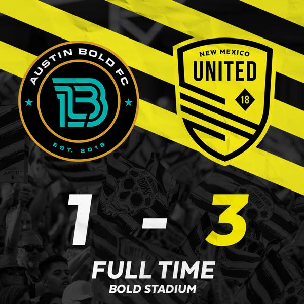 Match Recap: New Mexico at Austin Bold FC - New Mexico United