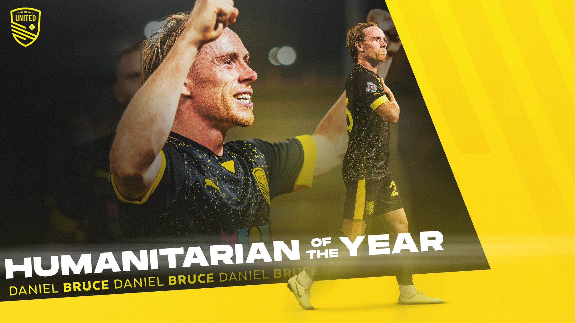 NEW MEXICO UNITED’S DANIEL BRUCE WINS HUMANITARIAN OF THE YEAR AWARD - New Mexico United