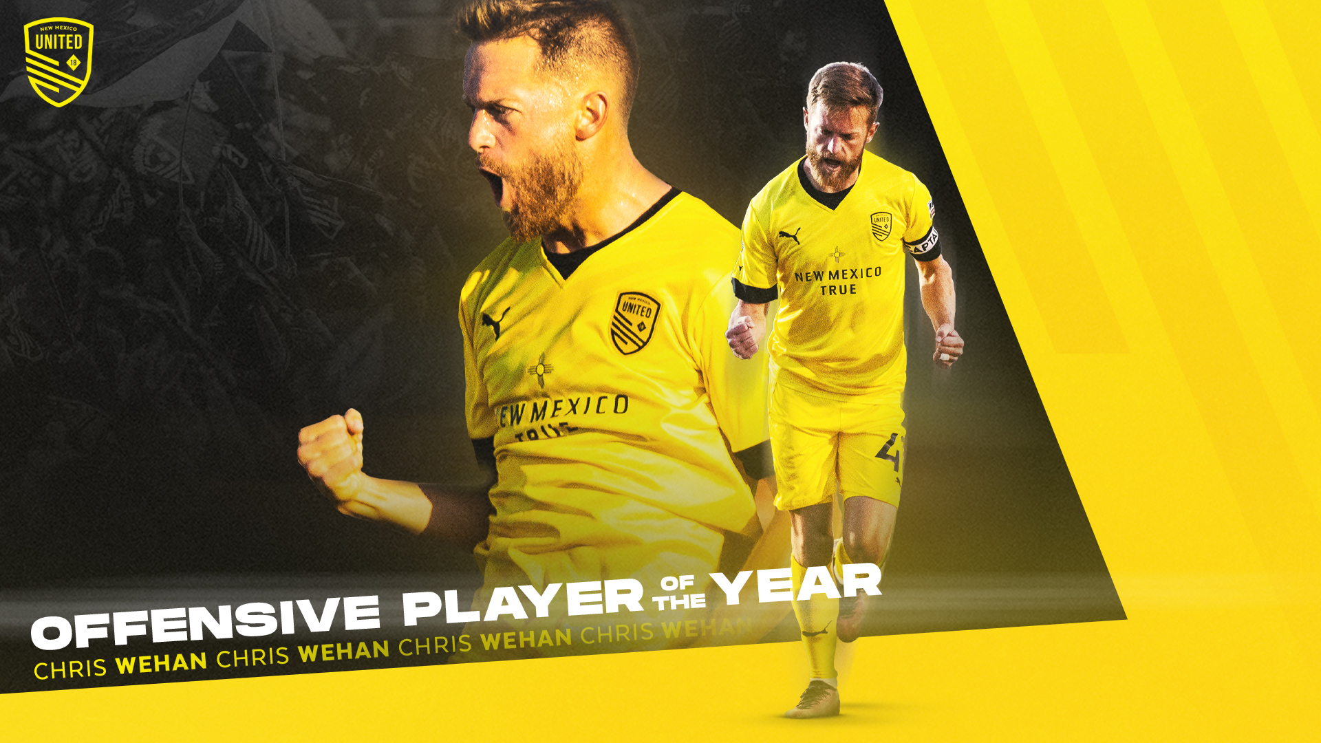 NEW MEXICO UNITED'S CHRIS WEHAN WINS OFFENSIVE PLAYER OF THE YEAR - New ...